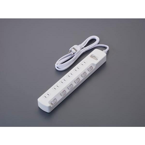 定格：15A・125V(1500W)サイズ：310(W)×50(D)×32(H)mmコード長：3mプラグ：2P(スイングプラグ)コンセント：2P×6口個別スイッチ：6個入数：1個EA815GL-423EA815GL-423ヤフー SP店