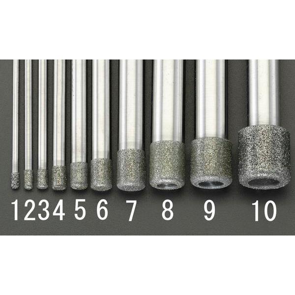 粒度：#120刃径×刃長×全長：5.5×6×80mm軸径：5.0mm砲弾型EA819DY-5000012292078ヤフー SP店