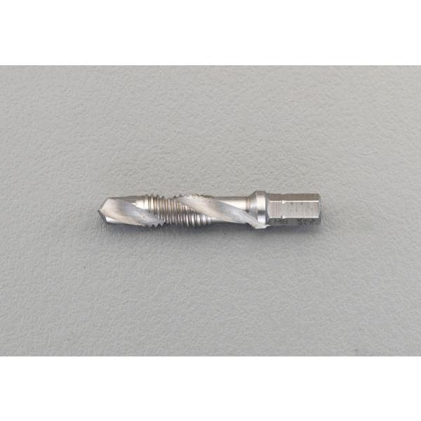 ●材質…HSS●タップサイズ…M5×0.8●ドリルサイズ…3.8mm●全長…41mm●六角対辺…1/4"（6.35mm）●重量…5g電気ドリルと使用できます。下穴とタップ作業が1回で行えます。EA829CB-5000012214496ヤフー...