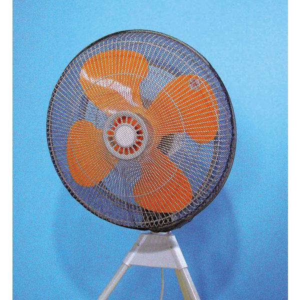 材質：ネット：ナイロンひも：ナイロン適用羽根径：500mm以下大型扇風機用の巻き込み防止ネットです。工場作業時などで飛散物・落下物などの巻き込み対策に最適裏側に回してひもで結んで取り付けます。工場扇は別売りです。EA897AZ-6EA897...