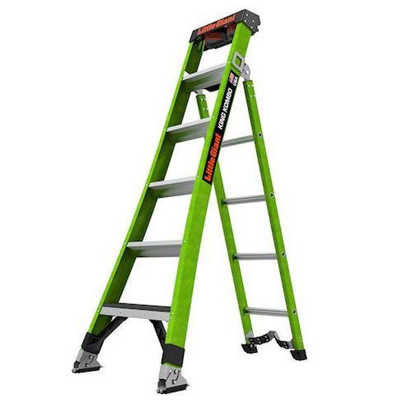 ●脚立高さ(m)…1.83●はしご全長(m)…3.12●折りたたみサイズ(W)×(D)×(H)mm…640×180×1850●設置寸法(W)×(D)mm…640×1120●重量(kg）…12.93●段数…6●最大使用荷重…170kg●材質…...