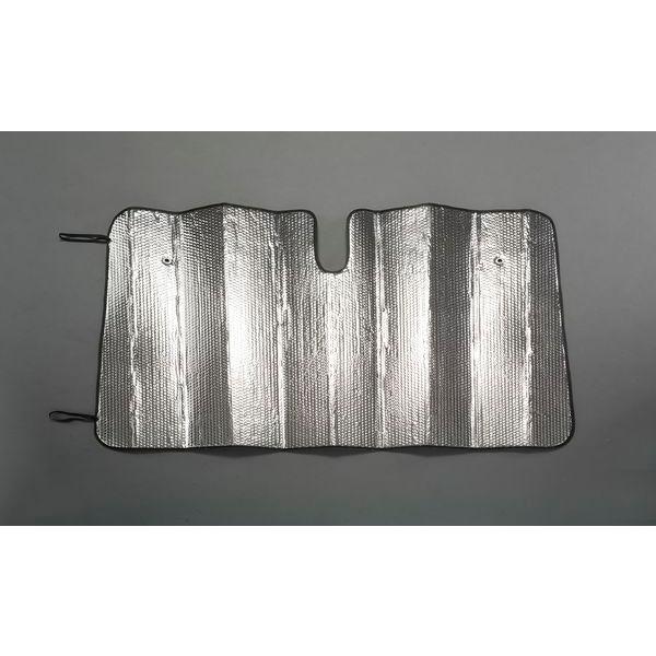 材質：本体：アルミニウム(パウダーコート)吸盤：PVCサイズ：1400(W)×900(H)mmフロントガラス用吸盤取付式2層の空気層で強力断熱！車内の温度上昇を軽減します。触媒効果で消臭・抗菌EA912-22BEA912-22Bヤフー SP店