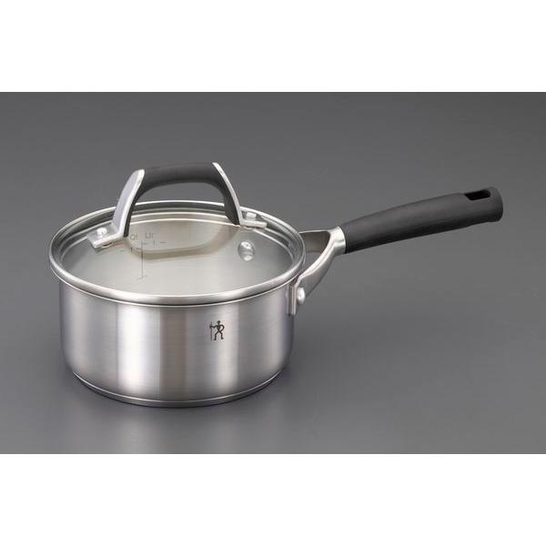 容量：1.5L直径：163mm(外寸：175mm)深さ：75mm重量：1,010g材質：本体：18-10ステンレススチール、底：18-0ステンレススチール、ハンドル：シリコン＋18-10ステンレススチール、ふた：強化ガラス＋シリコン＋18-...