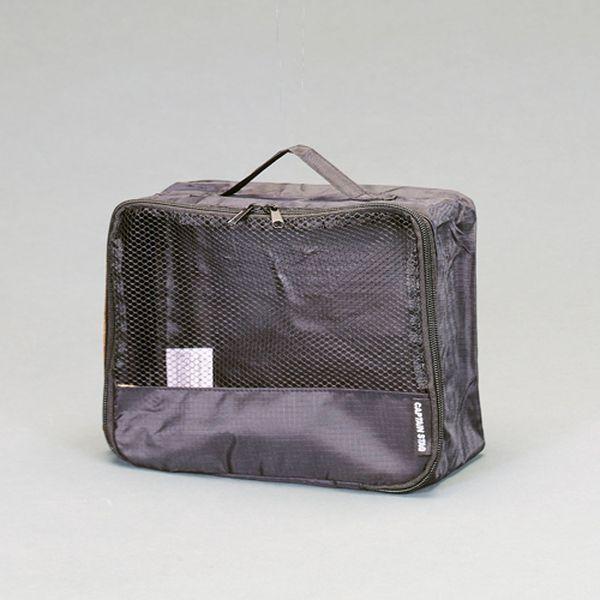 サイズ(W×D×H)mm：250×90×190材質：ポリエステル旅行の衣類収納やスーツケース内の整理に便利なアイテム。メッシュ地で中が見えて使いやすく、使わないときはコンパクトに折りたためます。入数：1個EA927LF-61EA927LF-...