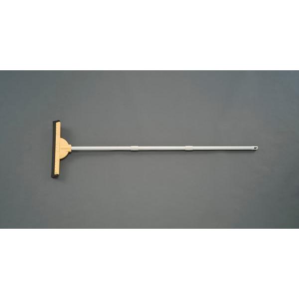 材質：ヘッド部：ポリプロピレン・クロロプレンゴム、柄：スチールパイプにポリエチレン接着被膜ゴム幅：400mm全長：1,365mm入数：1本水切り用押し引きに応じてゴムの角度が変わるので除水がスムーズです。EA928CC-121AEA928C...