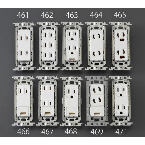 定格容量：15A・125Vサイズ：50.1×110mmコンセント：2P×2個(アースターミナル付)EA940CD-467EA940CD-467ヤフー SP店