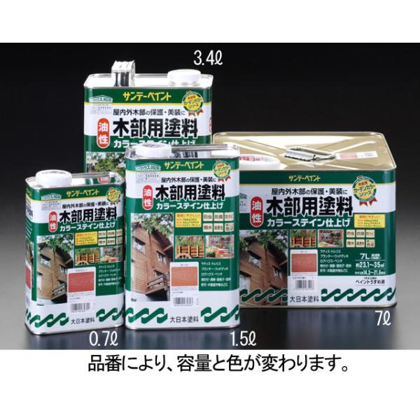 ツヤなし内容量：3.4Lカラー：ライトオーク塗り面積(2回塗り)：11.2から17.0m2乾燥時間(指触)：20℃：約2時間、冬期：約4時間   (半硬化)：20℃：約10時間、冬期：約24時間ログハウス、ウッドデッキ、ラティス、ガーデニン...