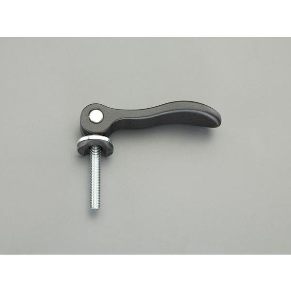 材質：レバー：アルミダイカスト (黒色粉体塗装) ねじ・ワッシャー：亜鉛三価クロメート(SUM22L) スラストワッシャー：ポリアミド(ガラス繊維強化)RoHS対応品サイズ(mm)：ねじ：M3×10 R：36.2 H：13 D：12EA94...