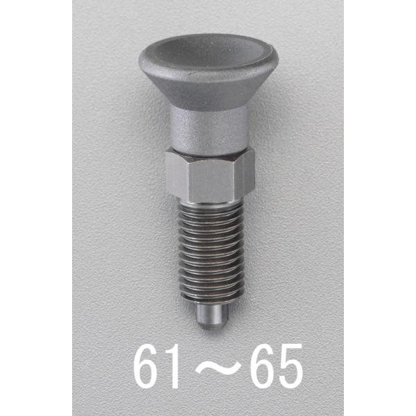 ●材質:本体:スチール(SUM22L)、ノブ:ポリアミド、ノーズ:スチール(SUM22L)●サイズ(mm):A:8、B:M16、C:33、D:68、J:19●耐熱温度:80℃ノブを引くとノーズが引っ込み位置決め解除が簡単にでき、手を離すとノ...