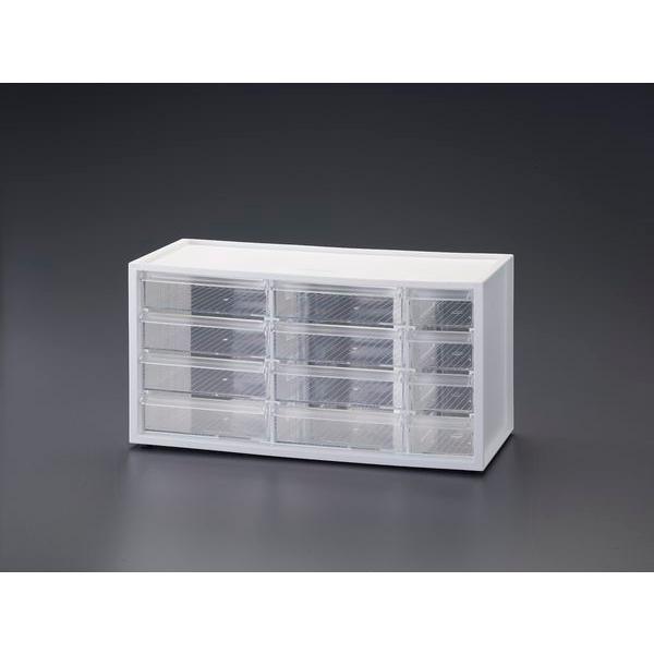 サイズ(W×D×H)mm：378×154×189材質：ポリスチレン重量：1.4kg引出し：4段×3列入数：1個EA954ES-103EA954ES-103ヤフー SP店