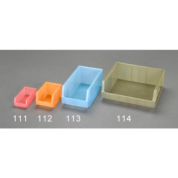 材質：ポリプロピレン外寸：150×201×125mmカラー：オレンジ容量：2.5L耐荷重：13.5kg重量：240g積み重ね可能★スケルトン仕様なので積み重ね時に側面から収納物が確認できます。半透明タイプEA957AC-112EA957AC...