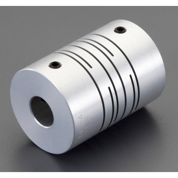 ●材質:アルミニウム合金●軸穴径:4×5mm●本体:φ16×23mm●トルク:常用:0.5N・m、最大:1N・m●最大回転数:39000rpmセットスクリュータイプ軸間の偏芯・偏角・振れを許容する回転伝達部品スリットタイプRoHS対応品EA...