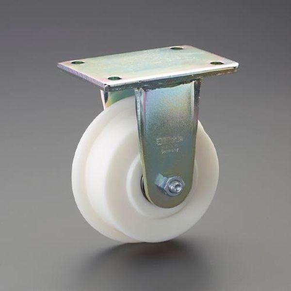 ●仕様…固定車輪●車輪径×幅(mm)…100×36●全高(mm)…157●耐荷重(kg)…600●耐熱温度…−20〜80℃(35℃以上では負荷容量が減少します。)●材質…金具：スチール（亜鉛メッキ、黄色不動態化処理、六価クロムフリー）車輪：...