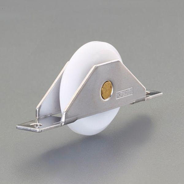 サイズ(mm)：L：70　P：57　D：φ33　D1：8　W：17　W1：14　t：1.5耐荷重(2個)：40kg材質：車：ポリアセタール樹脂 枠：ステンレス（SUS304）A型（Vレール用）ペアリング入り入数：1個EA986RH-1300...