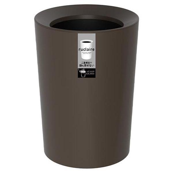 ●容量…6.7L●サイズ(mm)…φ222×318●色…茶●重量…796g●材質…カバー：ポリプロピレン、ポリスチレン容器：ポリプロピレン●入数…3個●本体にゴミ袋をセット、上からカバーを被せるからごみ袋が見えない2重構造の屑入れ。●オフィ...