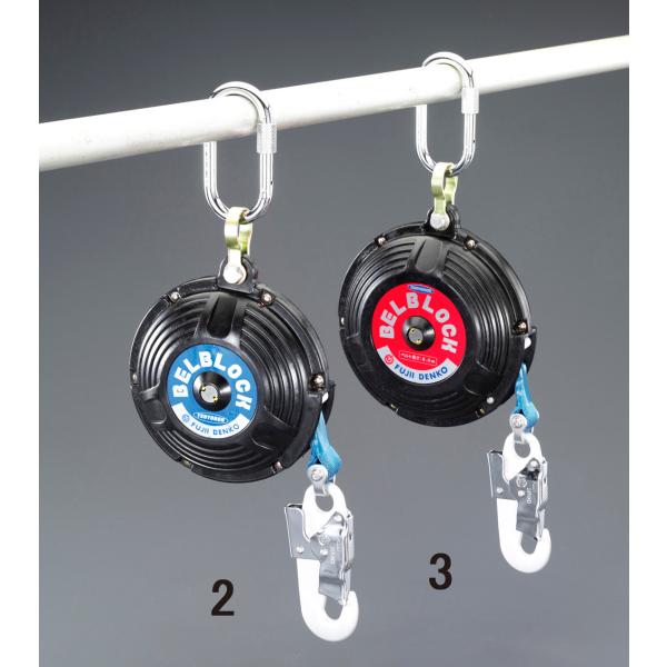 ●最大使用荷重:120kg●落下衝撃荷重:5.7kN●本体サイズ:162×162×67mm●ベルトサイズ:幅:18mm、長さ:5.7m●重量:約1.4kg●材質:本体:グラスファイバー入り樹脂、ベルト:ナイロン●付属品:スチール製カラビナ、...