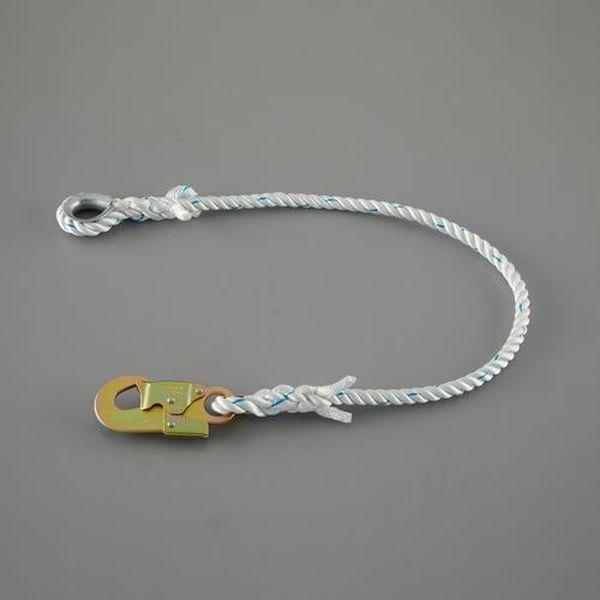 ●サイズ…φ14mm×1m●引張強度…ロープ：27.5kNフック：11.5kN●構造…台付け●墜落防止器具ベルブロックが直接構造物に取付できないときに、台付けロープをご使用ください。●ベルト安全ブロック用EA998FX-21EA998FX-...