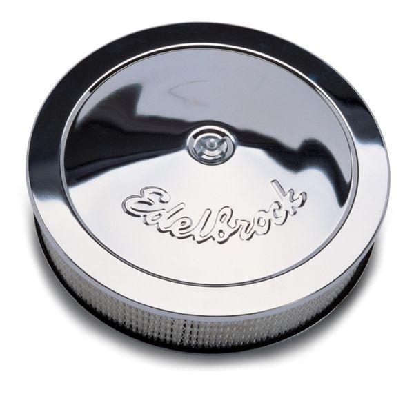 Edelbrock Air Cleaner Pro-Flo Series Round Steel Top Paper Element 14In Dia X 3 75In Dropped Baseメーカー：Edelbrockメーカー品番：12...