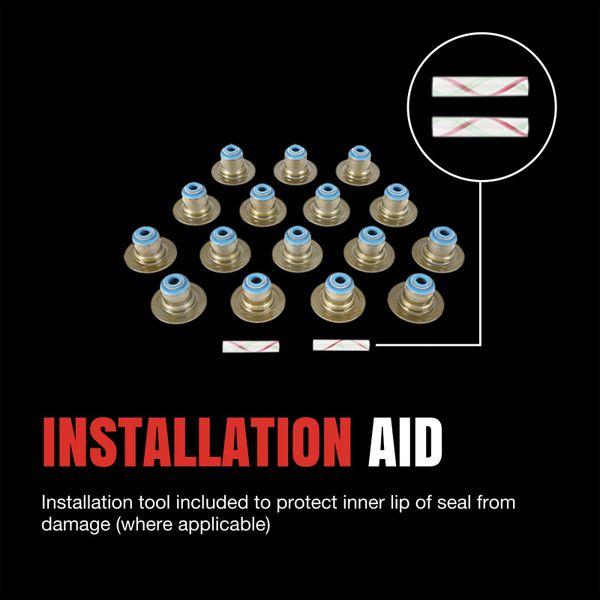 Fel-Pro 18-21 Ford F-150/11-17 Mustang/10-12 Fusion Engine Valve Stem Oil Seal Setメーカー：Fel-Proメーカー品番：SS71327・掲載画像は、カタログよ...