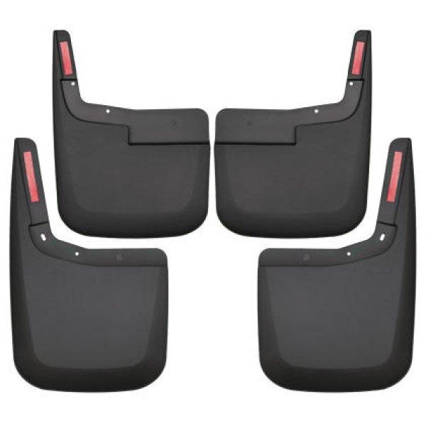 Husky Liners 2015-2017 フォード F-150 w/o Fender Flares フロント and リヤ マッドガード - ブラックメーカー：Husky Linersメーカー品番：58446・掲載画像は、カタログより抜...