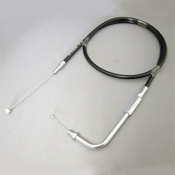 90年-95年 Big Twin(ダイナ、ソフテイル、ツーリング)のハーレー標準装備キャブ車ハウジング長：900mmトラベル長：120mmエルボー長：111mmエルボー角度：90°レバー側差込形状：スロットル側(5/16-18 ネジ式) /...