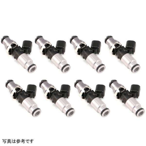 Injector Dynamics - 1050cc インジェクター 60mm Length 14mm Grey Adaptor Top - ブルー Bottom Adap (Set of 8)メーカー：Injector Dynamicsメ...
