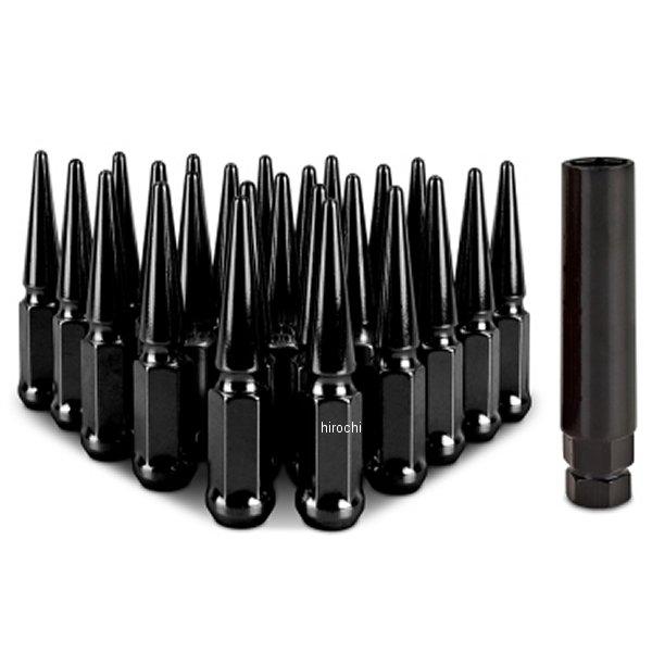 Mishimoto Mishimoto Steel Spiked Lug Nuts M14 x 1.5 24pc Set Blackメーカー：Mishimotoメーカー品番：MMLG-SP1415-24BK・掲載画像は、カタログより抜粋した...