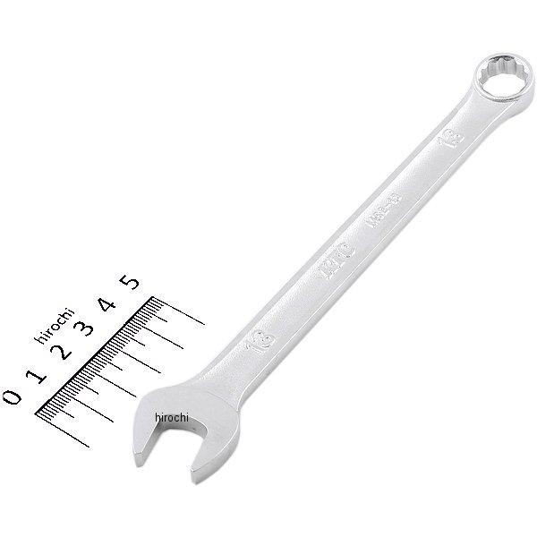 MS2-13-F KTC 京都機械工具 コンビネーションレンチです。サイズ(mm)：13スパナ部幅(mm)：27.5メガネ部幅(mm)：19スパナ部厚み(mm)：6メガネ部厚み(mm)：8.5全長(mm)：188質量(g)：85メガネ部オフ...