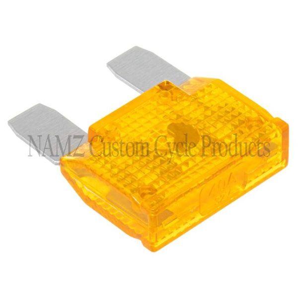 NAMZ 40-AMP MAXI Fuse - Single (HD 72314-01)メーカー：NAMZメーカー品番：NF-MAX-40・掲載画像は、カタログより抜粋した参考画像となっております。ご不安な場合は、メーカーサイトでのご確認を...