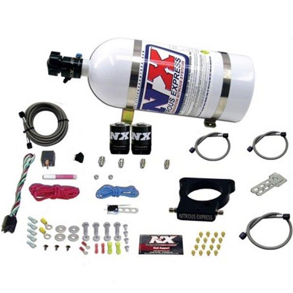 Nitrous Express GM LS 78mm 3-ボルト Nitrous Plate キット (50-350HP) w/10lb ボトルメーカー：Nitrous Expressメーカー品番：20935-10・掲載画像は、カタログより...