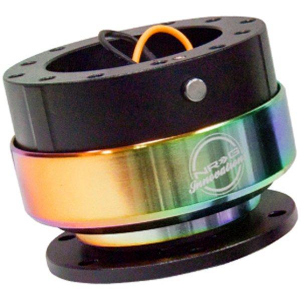 NRG Quick Release Gen 2.0 - Black Body / Neochrome Ringメーカー：NRGメーカー品番：SRK-200BK-MC・掲載画像は、カタログより抜粋した参考画像となっております。ご不安な場合は、...