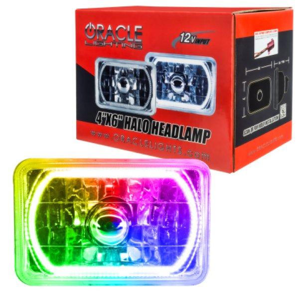 Oracle Pre-Installed ライト 4x6 IN. Sealed Beam - ColorSHIFT Halo SEE WARRANTYメーカー：ORACLE Lightingメーカー品番：6909-333・掲載画像は、カタロ...