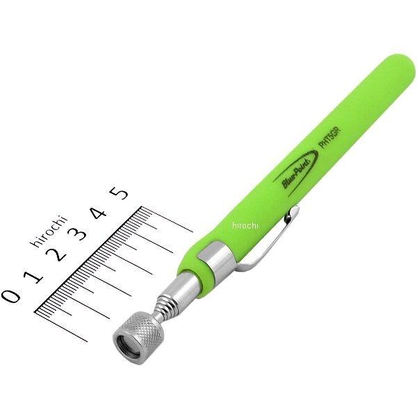 磁石付き ピックアップツールです。ネオングリーンハンドル付きパワーcap付きの小型伸縮式ピックアップシール2 1/2ポンド(1.14kg)の物が持が持ち上げられます。5-1/2インチ から 25-1/4インチ(140mm-648mm)まで伸...