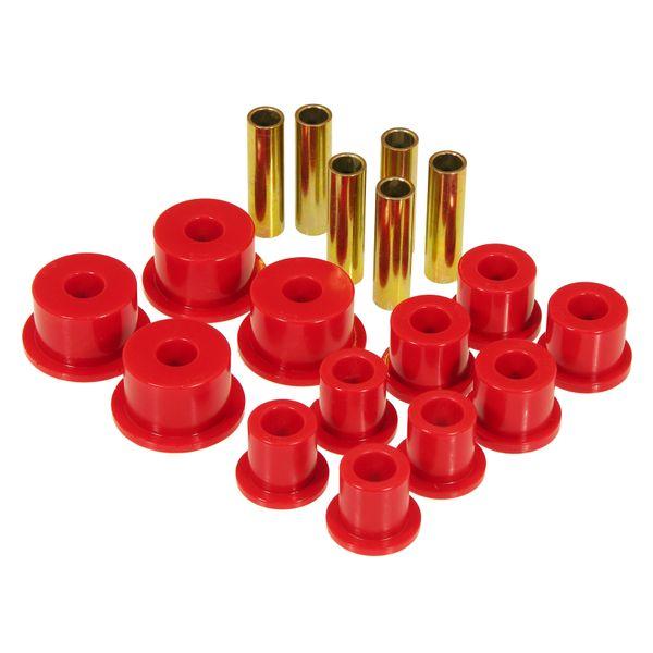 Prothane 74-91 Jeep Cherokee Front Spring &amp; Shackle Bushings (w/ 2in OD Main Eye) - Redメーカー：Prothaneメーカー品番：1-1014・掲載...