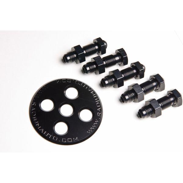 Radium Engineering Fuel Surge Tank 6AN Bulkhead Plate w/ Fittings and Nutsメーカー：Radium Engineeringメーカー品番：20-0128-01・掲載画像は...