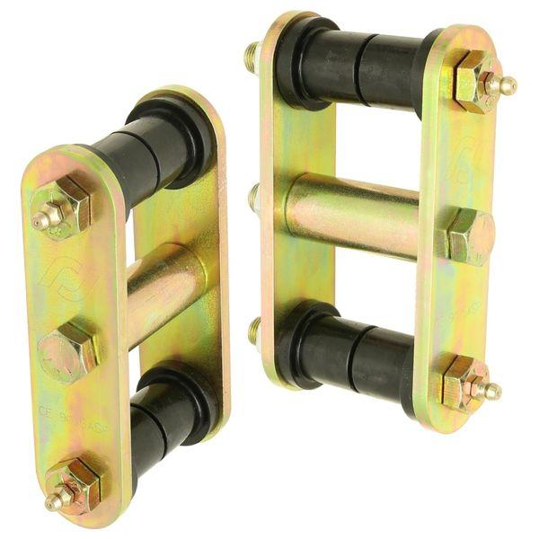 RockJock 76-86 CJ HD Leaf Spring Shackles Front w/ Urethane Bushings HD Greasable Bolts Pairメーカー：RockJockメーカー品番：CE-9035A...