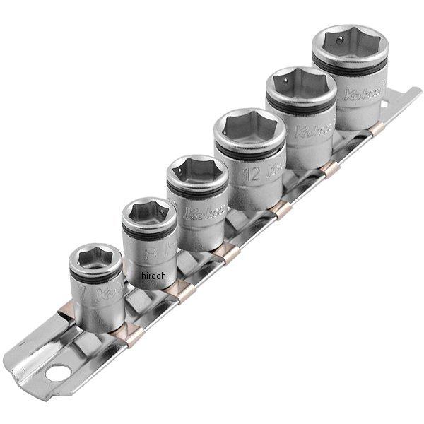RS2450MS/6 1/4インチsq ナットグリップソケットレールセット 6ヶ組7mm 8mm 10mm 12mm 13mm 14mmRS2450MS-6-KKヤフー SP店