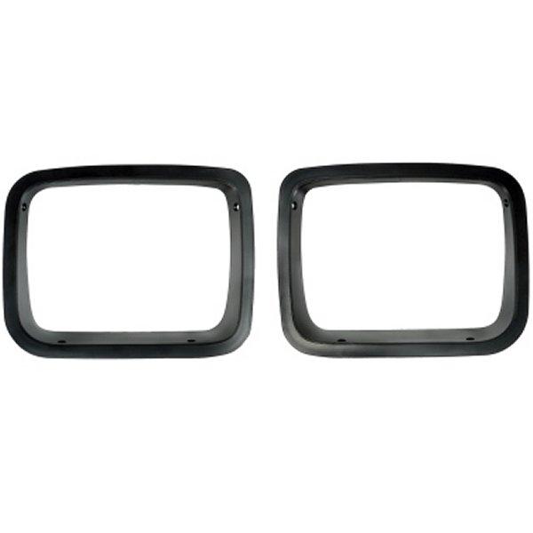 Rugged Ridge Headlight Bezels Black 87-95 Jeep Wrangler YJメーカー：Rugged Ridgeメーカー品番：12419.24・掲載画像は、カタログより抜粋した参考画像となっております。...