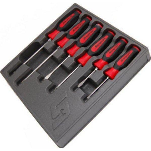 SGD2BR, SGD4BR/SGD6BR フラット ティップ ドライバー プラス SGDP31IRBR, SGDP42IRBR/SGD63IRBR フィリップス ティップ ドライバー (6 pcs.) in 収納トレイ.・スクリュードライ...