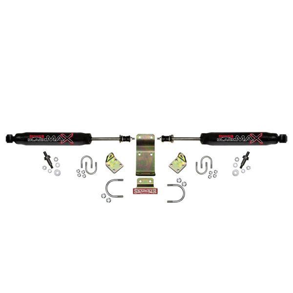 Skyjacker 2018 Jeep Wrangler JL - Black Dual Steering Damper Kitメーカー：Skyjackerメーカー品番：8208・掲載画像は、カタログより抜粋した参考画像となっております。ご...