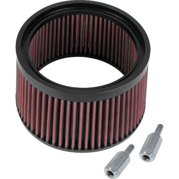 S&amp;S Cycle 1in Taller Pleated Stealth Air Filter Kitメーカー：S&amp;S Cycleメーカー品番：170-0127・掲載画像は、カタログより抜粋した参考画像となっております。ご不...