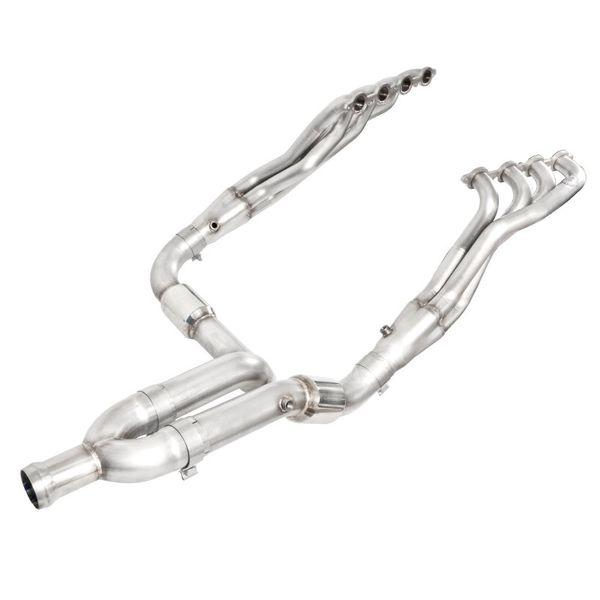 Stainless Works 2007-13 Chevy Silverado/GMC Sierra Headers 1-7/8in Primaries High-Flow Cats Y-Pipeメーカー：Stainless Worksメー...