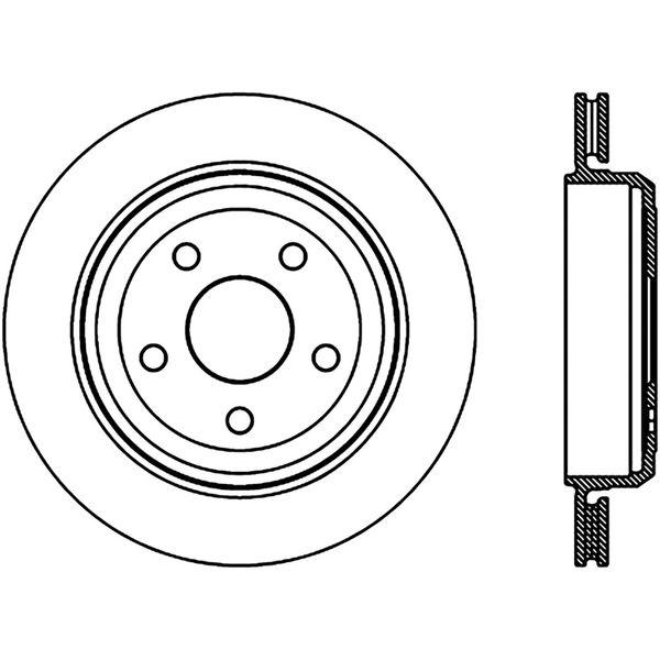 StopTech スリット Sport ブレーキローター 11年-17年 Jeep Gr、 Cherokee Excludes SRT8 メーカー：Stoptechメーカー品番：126.58007SR・掲載画像は、カタログより抜粋した参考画...