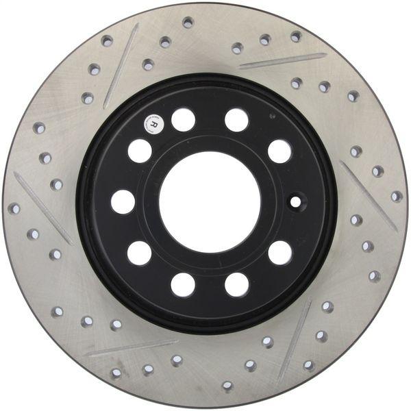 StopTech Slotted &amp; Drilled Sport Brake Rotorメーカー：Stoptechメーカー品番：127.33099R・掲載画像は、カタログより抜粋した参考画像となっております。ご不安な場合は、メーカー...