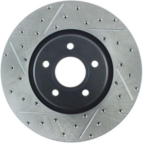 StopTech Slotted &amp; Drilled Sport Brake Rotorメーカー：Stoptechメーカー品番：127.39038R・掲載画像は、カタログより抜粋した参考画像となっております。ご不安な場合は、メーカー...