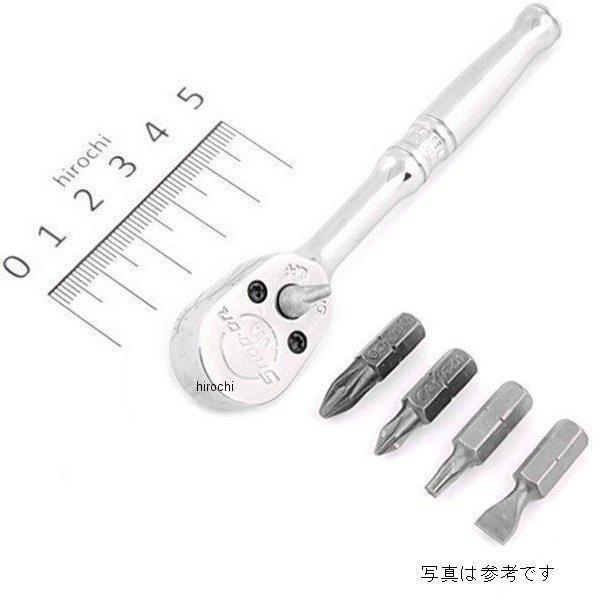 セット, マグネット ビット/ラチェット (6 pcs.)クローム フィニッシュ. Ideal for アクセス ファスナーs in tight areas. ラチェット in セット features マグネット リテンション for 1...
