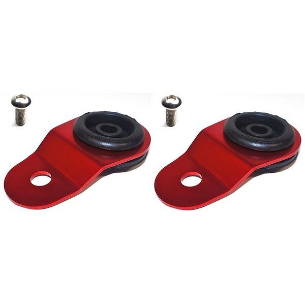 Torque Solution Radiator Mount コンボ with Inserts レッド : ミツビシ Evolution 7/8/9メーカー：Torque Solutionメーカー品番：TS-EV-008ic・掲載画像は、カ...