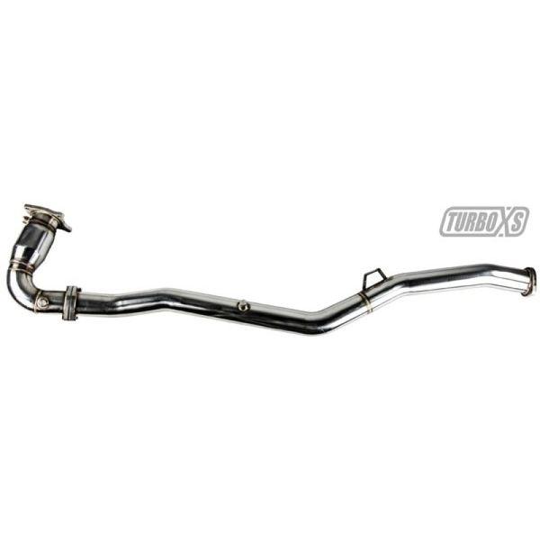 Turbo XS 2015 Subaru WRX M/T Catted Front Pipeメーカー：Turbo XSメーカー品番：W15-FPC・掲載画像は、カタログより抜粋した参考画像となっております。ご不安な場合は、メーカーサイトでの...