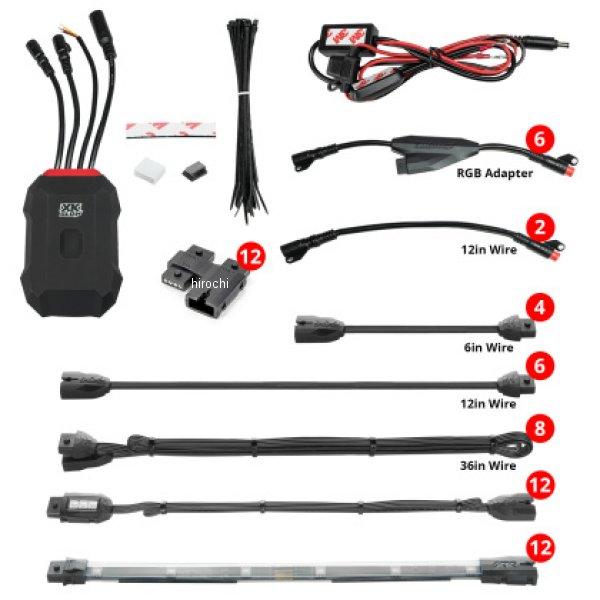 AP-MOTO-ADV XK Glow Addressable LED Motorcycle Accent ライト キットs Advanced XKalpha App Controlledメーカー：XKGLOWメーカー品番：AP-MOTO-...