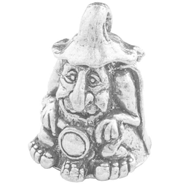 ガーディアンベル Gnomeカラー:クロームサイズ:ベル本体 縦:約40mm 直径:約25mm材質:合金内容物:ベル本体×1個 ポーチ×1個【特徴】『バイカーベル』とも呼ばれ、アメリカのバイク乗り達が身に着けている魔除けのベルです。アメリカ...